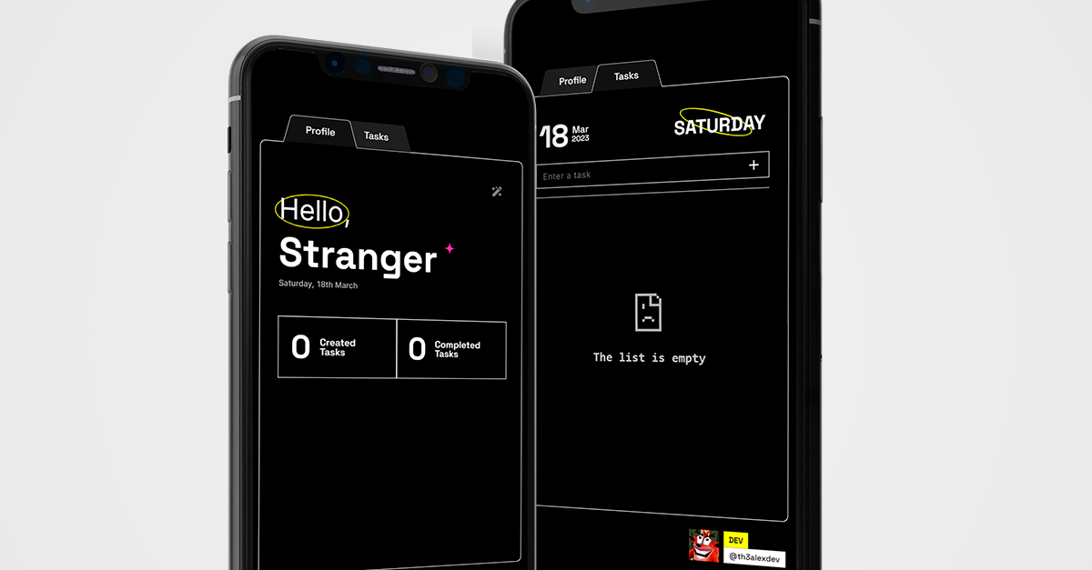 Github Th3alexdevtodoapp A To Do App Made With Js Is A Tool For Creating And Managing Tasks